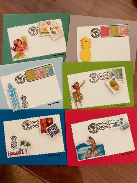 6 POSTCARD NOTECARDS CREATIONS - wayneharada.com